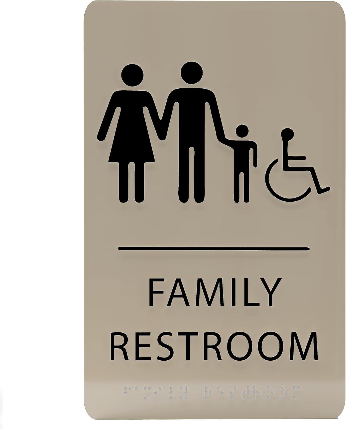 Ada Central Signs - 6" X9" Family Accessible Restroom Sign - ADA ...