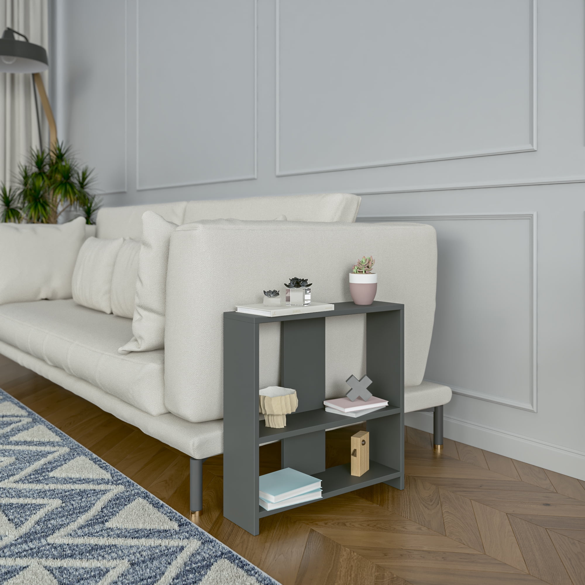 Ada Home Décor Side Table, Anthracite - Walmart.com