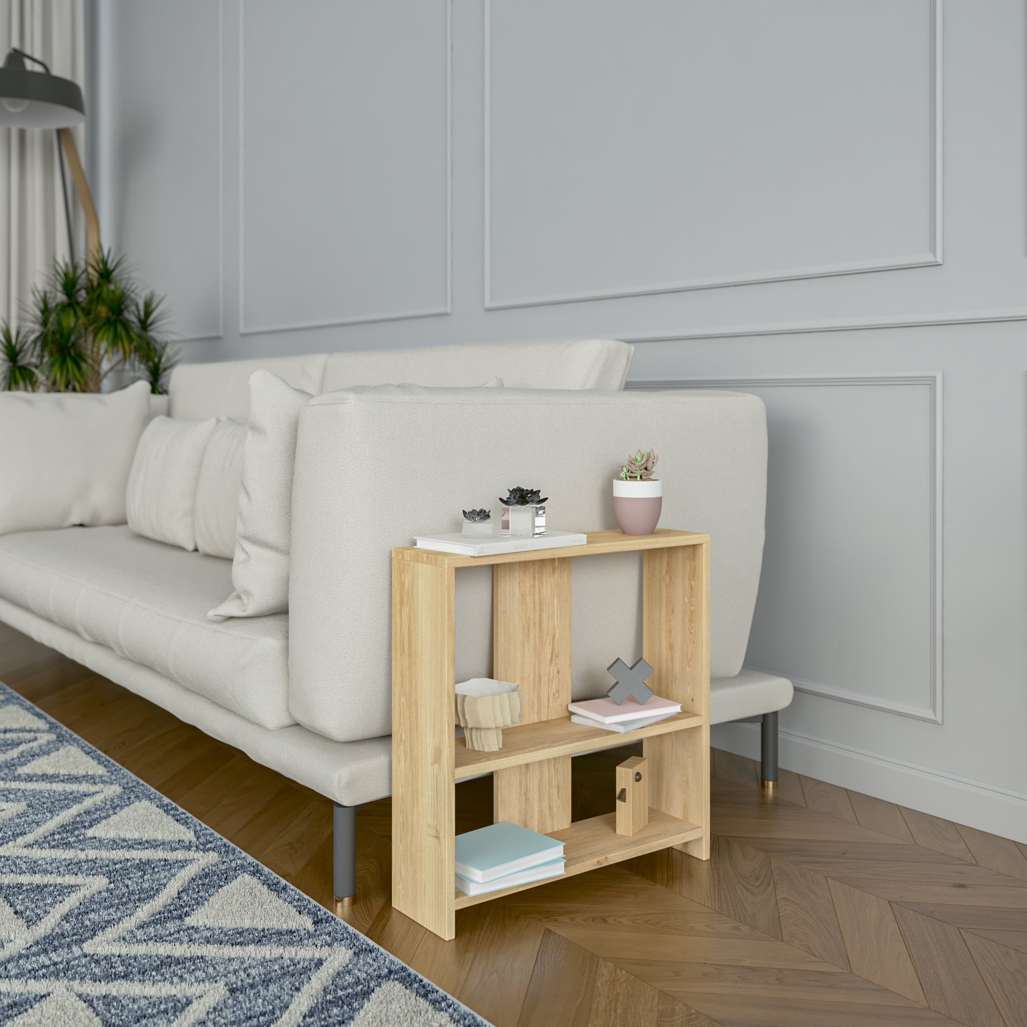Ada Home Décor Side Table, Oak - Walmart.com