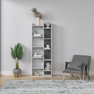 Inval 47" 3-Shelf Corner Bookcase, Multiple Colors - Walmart.com