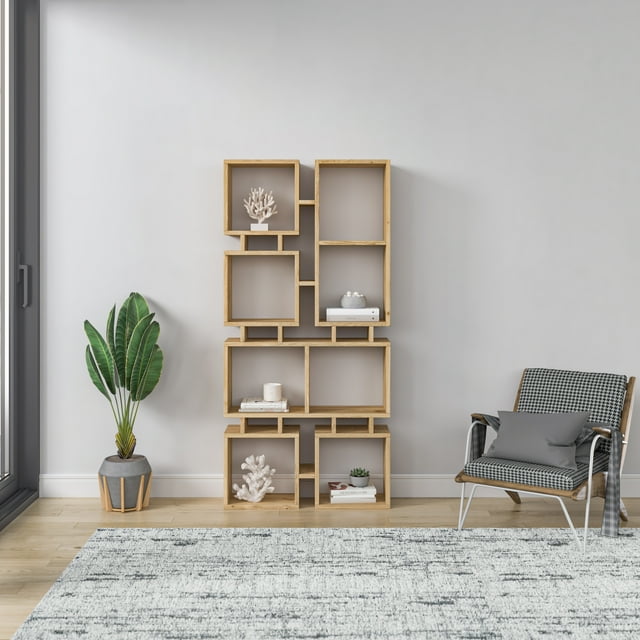 Ada Home Decor Bancroft Scandinavian Furniture 8 Open Cubic Shelf ...