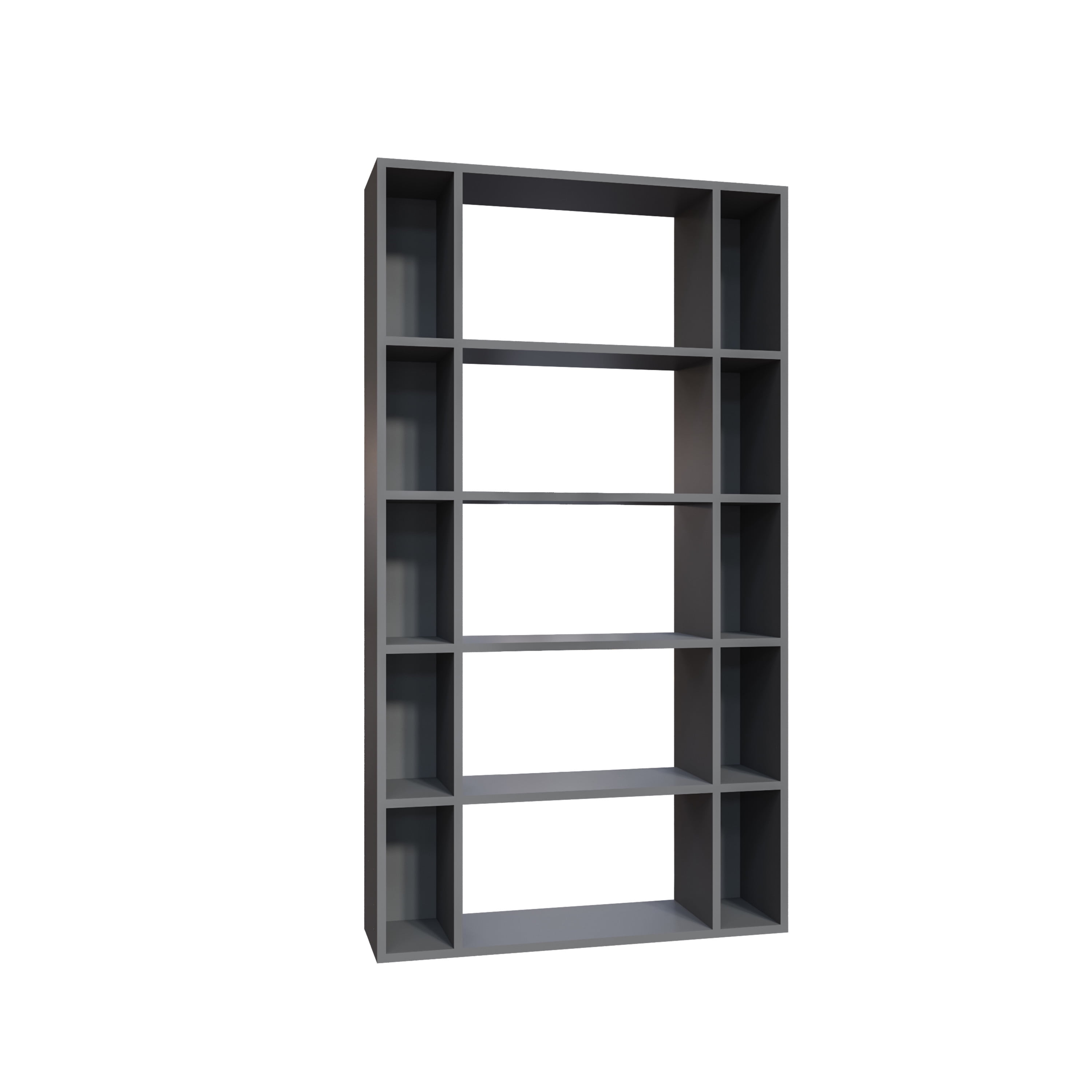 Ada Home Decor Sanborn Multiple Tier Open Shelf Modern Bookcase ...