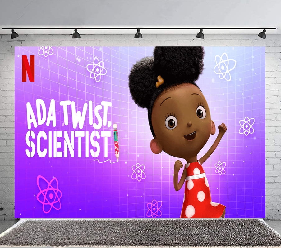 Ada Twist, Scientist Backdrop Banner Party Supplies Poster Movie Theme ...
