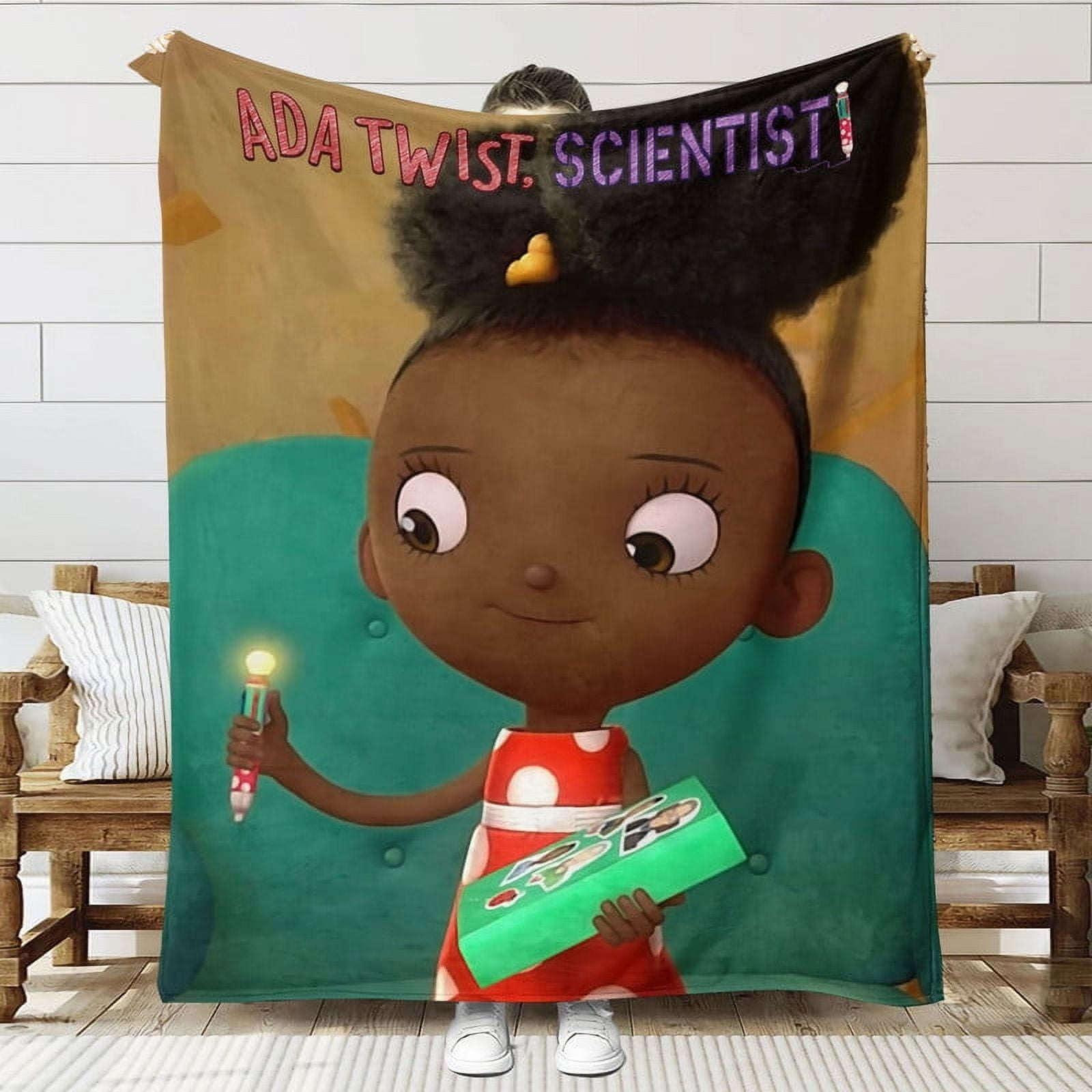 Ada Twist, Scientist Throw Blanket Gifts for Fans Lover Girls Boys ...