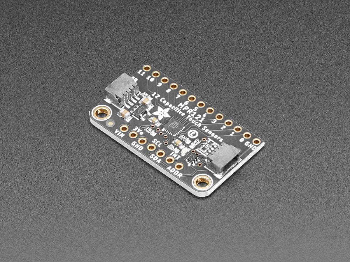 Adafruit 12-Key Capacitive Touch Sensor Breakout - MPR121 - Walmart ...