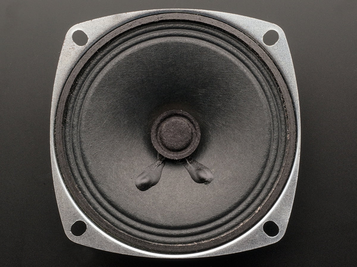 Adafruit 3 inch Speaker - 4 Ohm 3W - Walmart.com