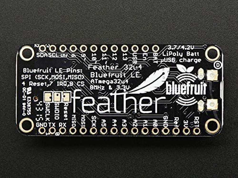 Adafruit Feather 32u4 Bluefruit LE - Walmart.com