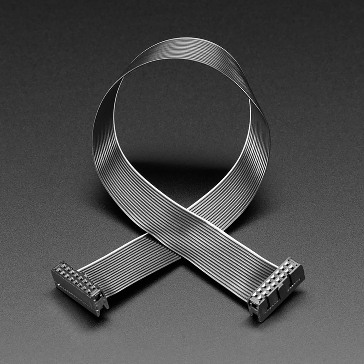 Adafruit GPIO Ribbon Cable 2x8 IDC Cable - 16 pins 12" long - Walmart.com