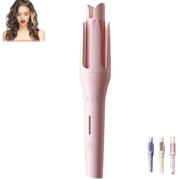 Adagio Hair Curler Device, Anti-Tangle Rotating Curling Wand with Anti ...