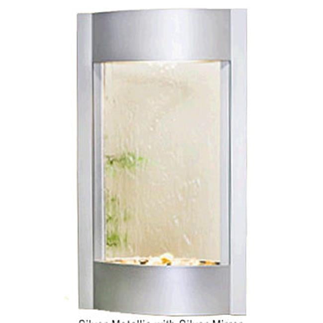 Adagio Serene Waters - Silver Mirror Wall Fountain - Walmart.com