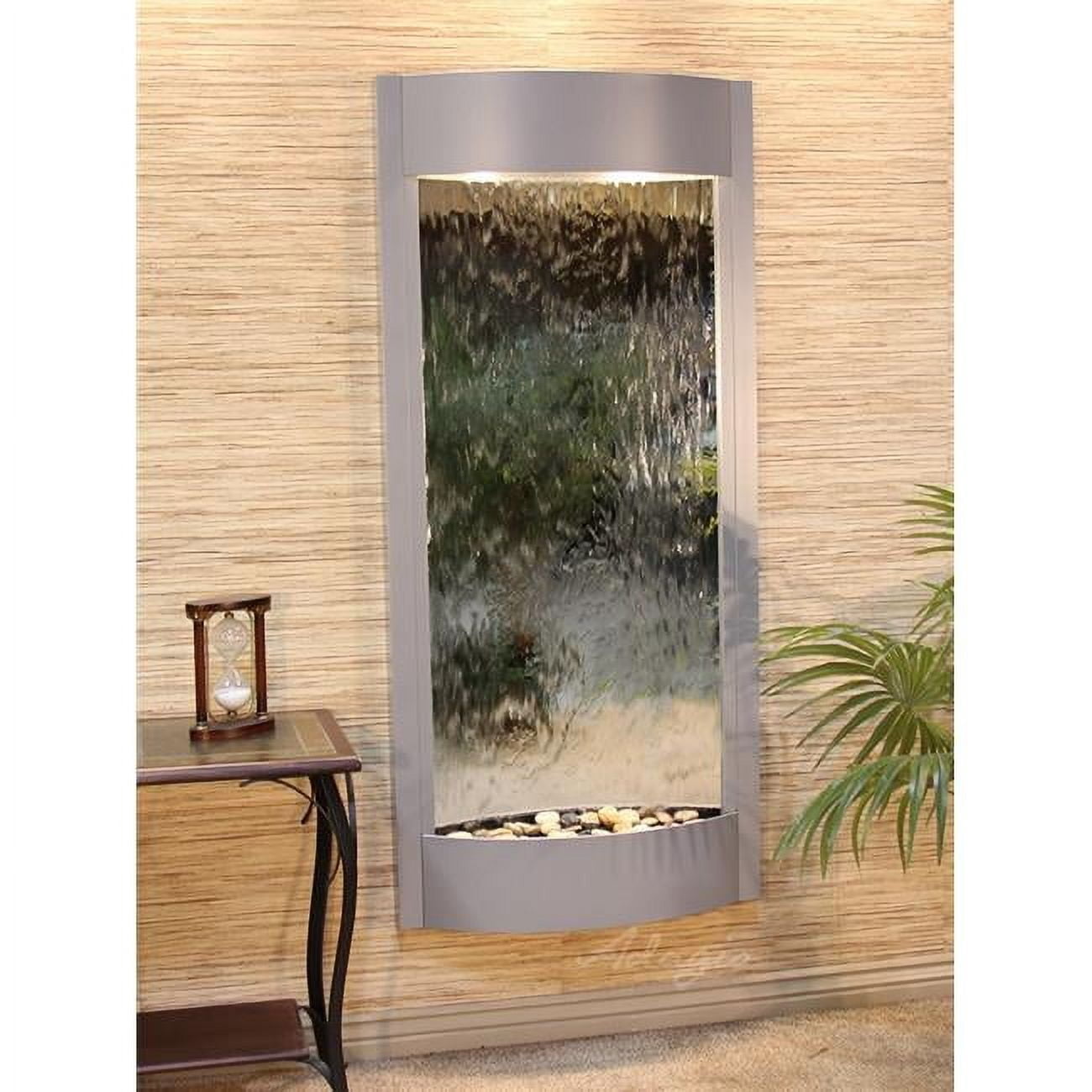 Adagio Water PWA4540 LED Light Mirror Pacifica Waters Wall Fountain ...