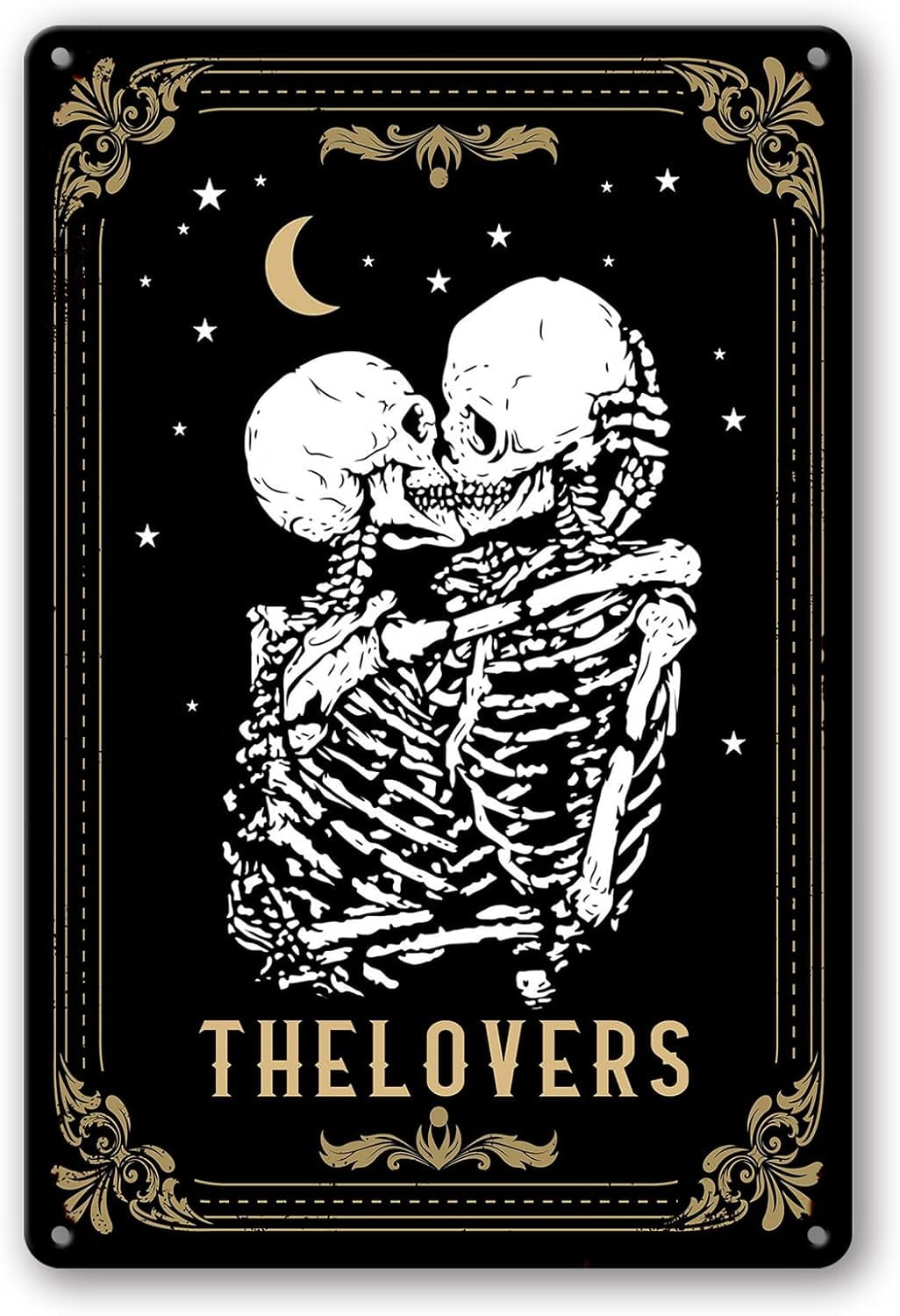 Adale Gothic Home Decor For Goth Valentines Day Decor Tarot Card Tin ...