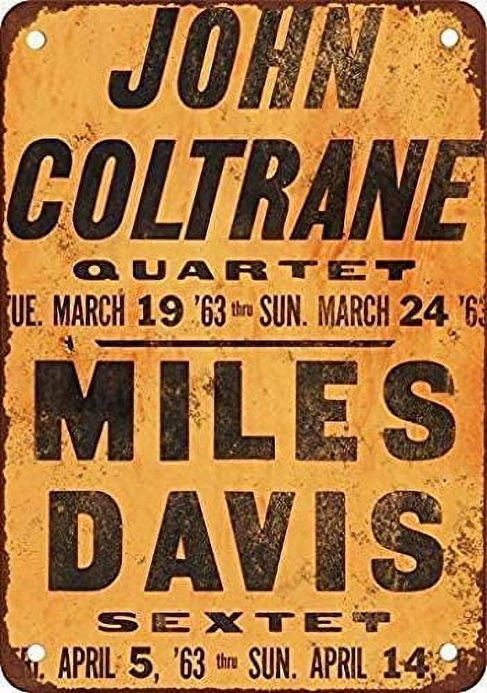 Adale Tin Sign (Size 20x30cm/8"x12")-1963 John - Coltrane & Miles ...