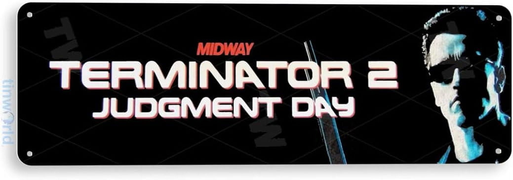 Adale Tin Sign Terminator 2 Ii Arcade Game Room Marquee Metal Sign ...