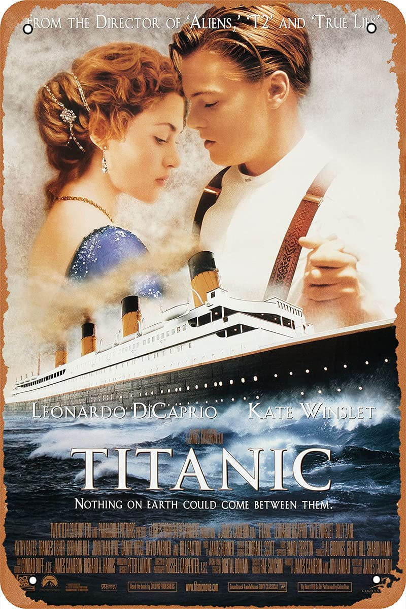 Adale Titanic Movie Retro Metal Sign Vintage TIN Sign for Plaque Cafe ...