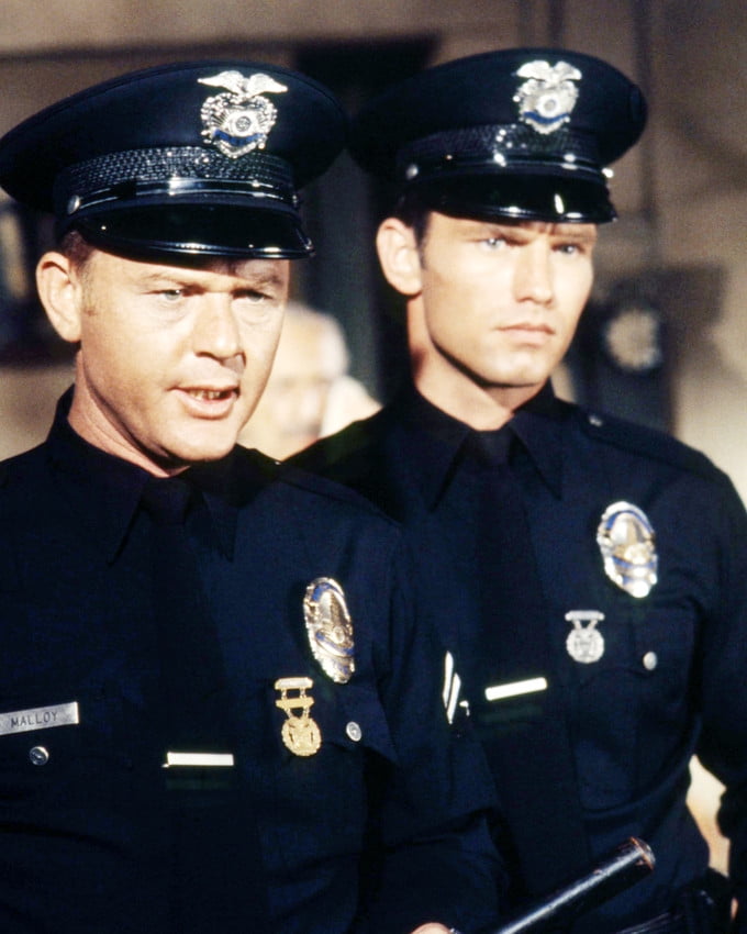 Adam-12 24X36 Classic Hollywood Poster Martin Milner As Officer Pete ...