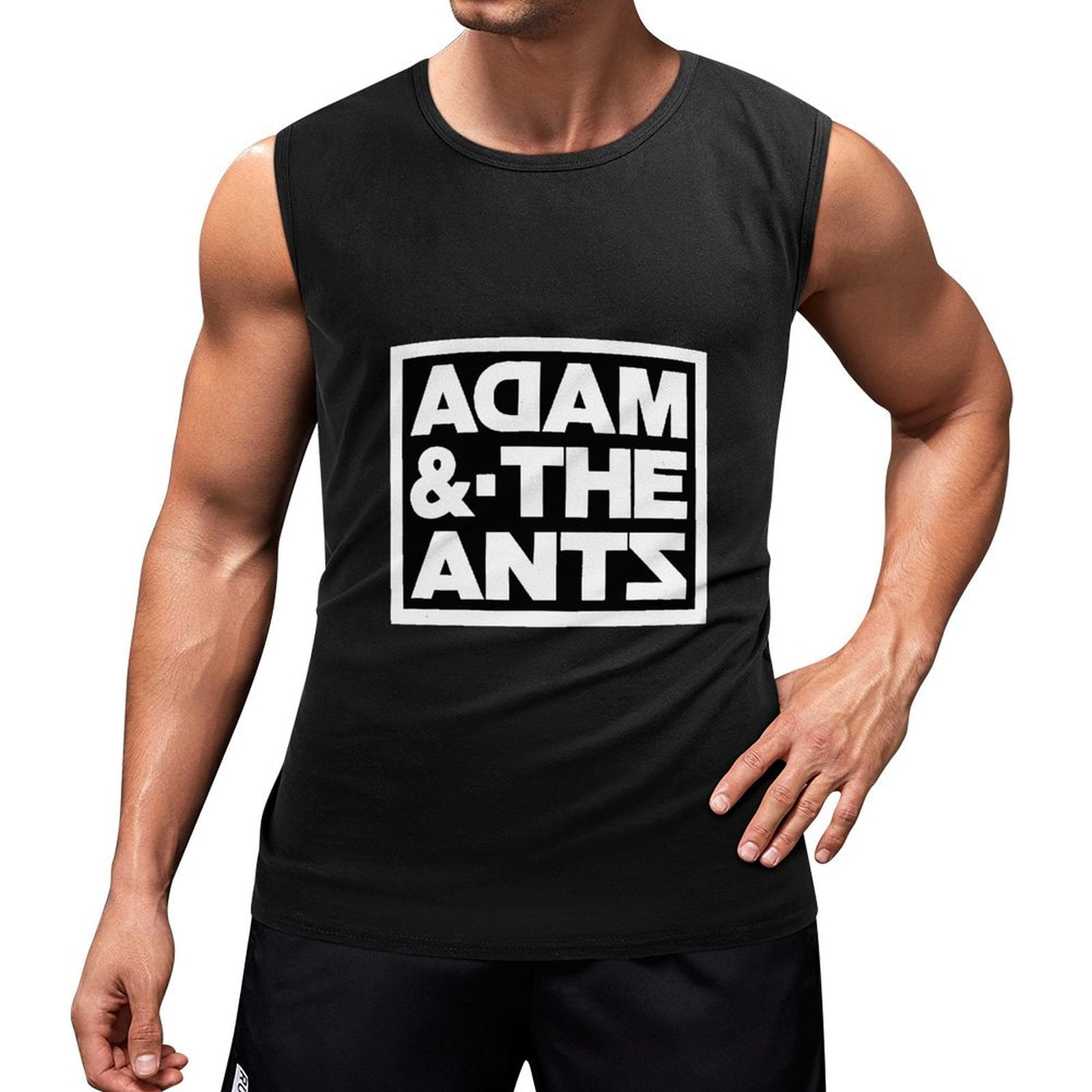 Adam And The Ants Playful Men's Tank Top Muscle Workout Gym Sleeveless ...