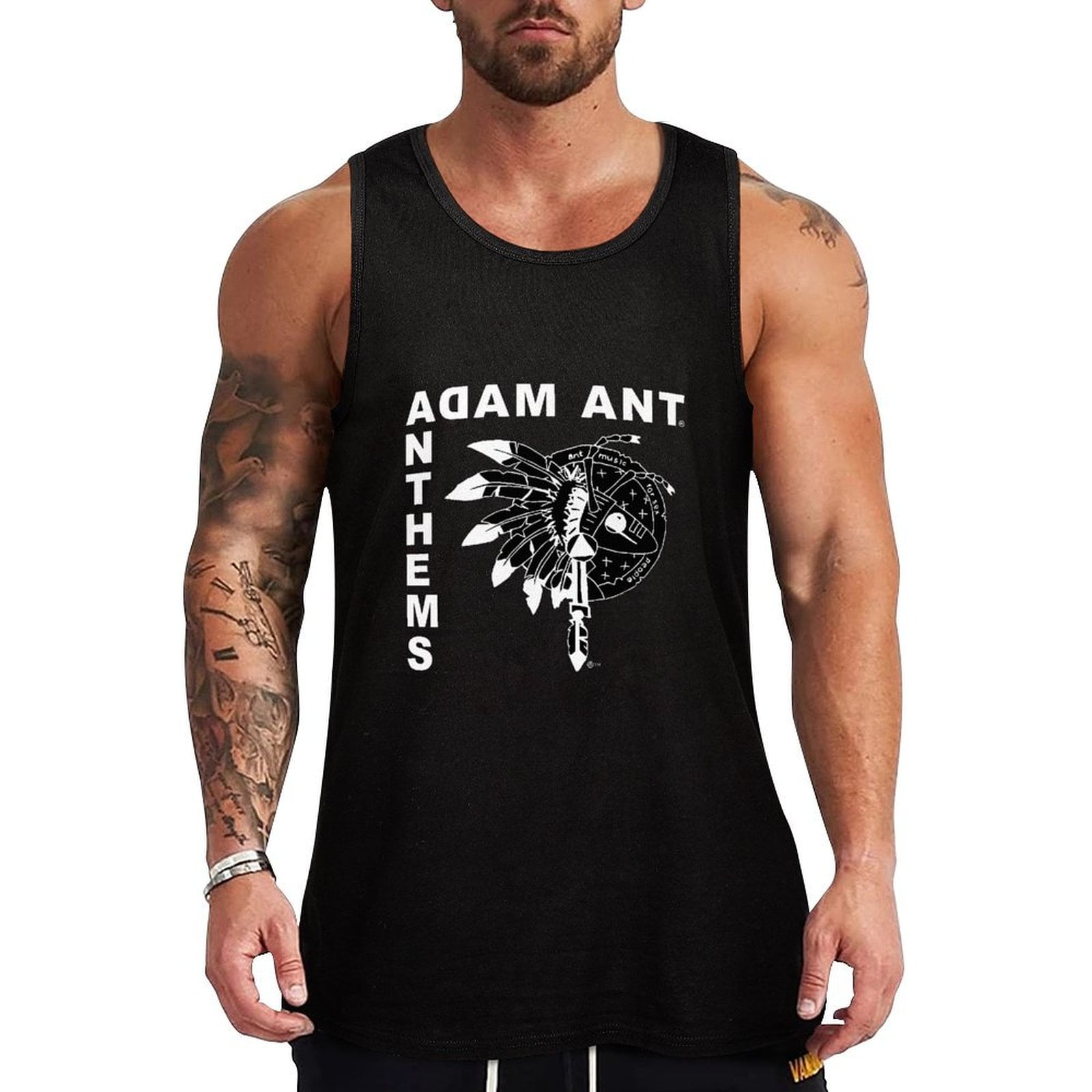 Adam And The Ants Zesty Men's Tank Top Muscle Workout Gym Sleeveless ...