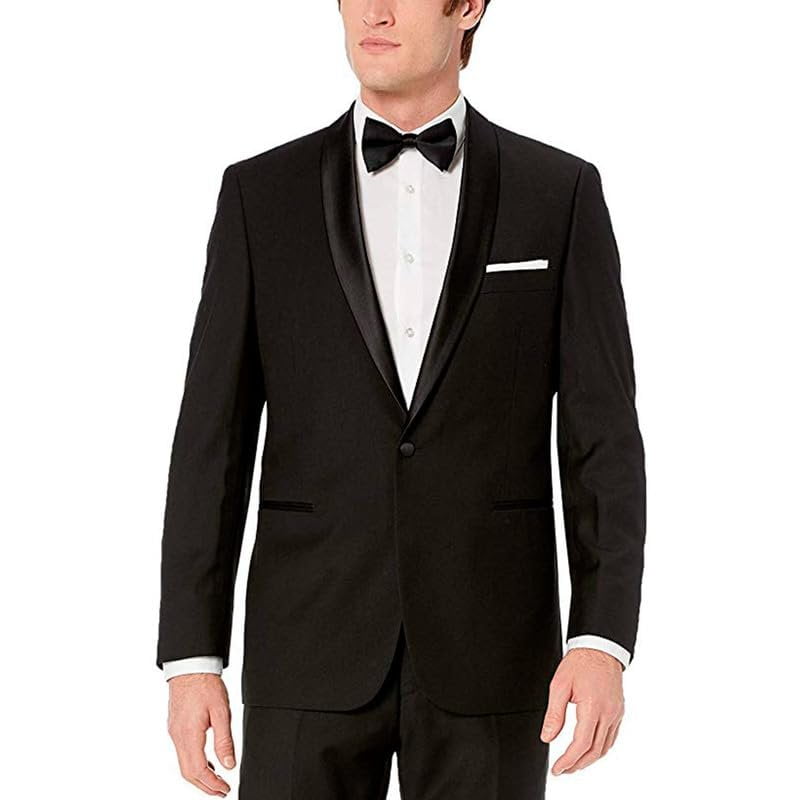 Adam Baker Men's Tuxedo Jacket Slim Fit Shawl Collar Tuxedo Jackets for ...