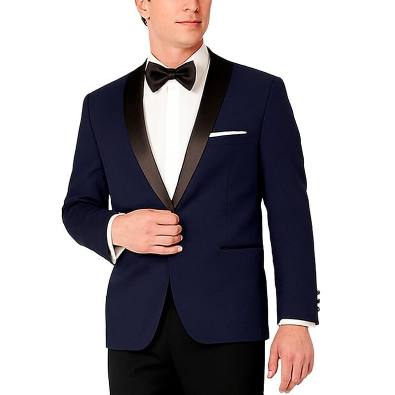 Adam Baker Men's Tuxedo Jacket Slim Fit Shawl Collar Tuxedo Jackets for ...