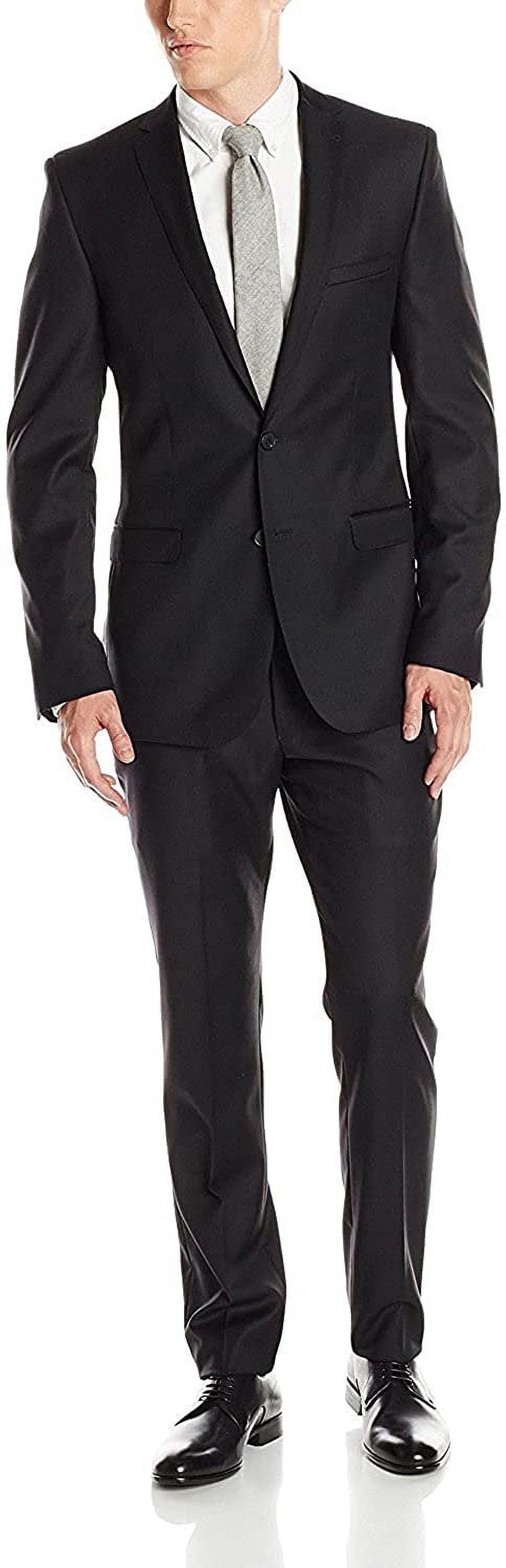 Adam Baker Montefino Men's S403912H-403995 Slim Fit 100% Merino Wool ...