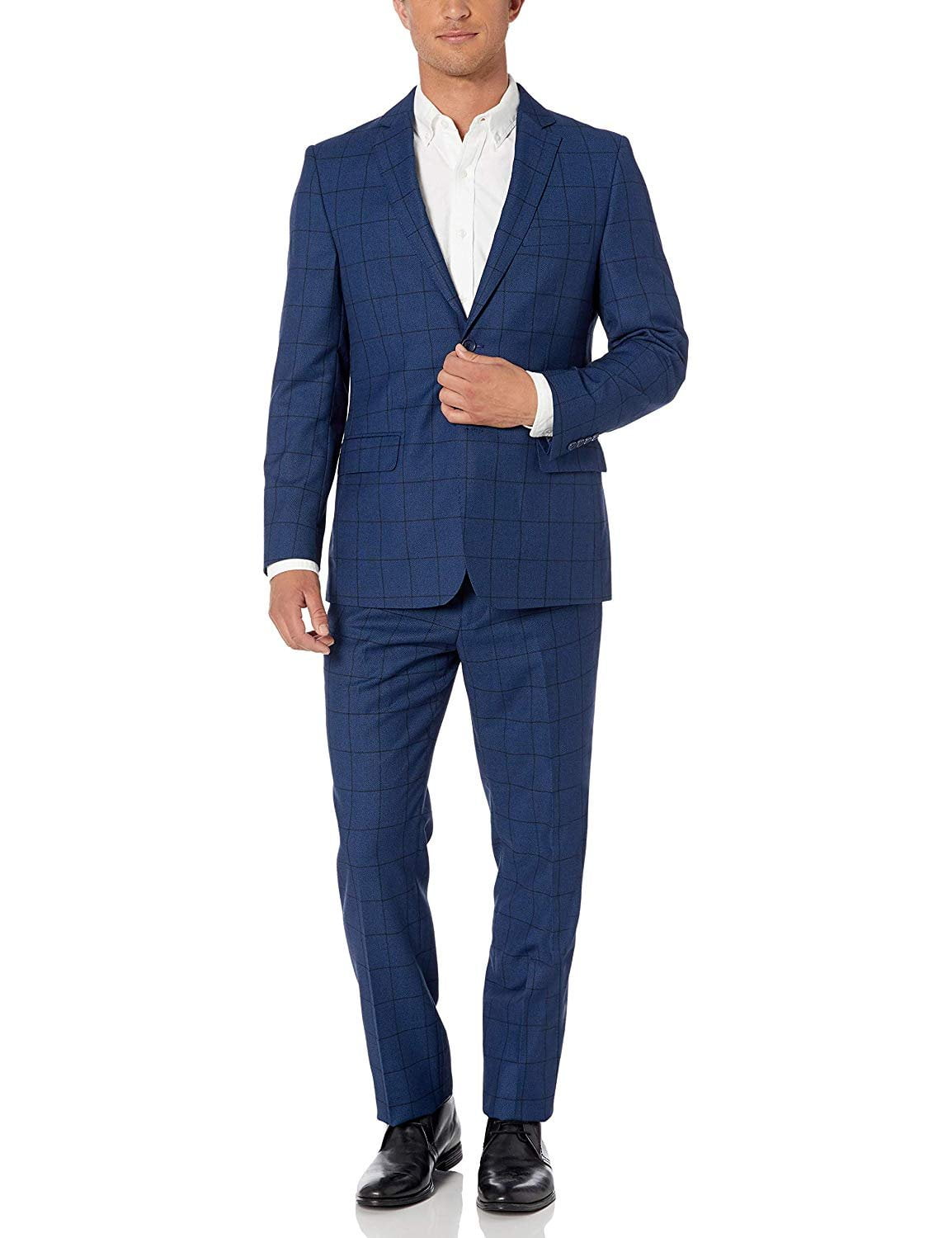 Adam Baker by Bertolini Men's B88001/2 Modern Fit 2-Piece Single ...