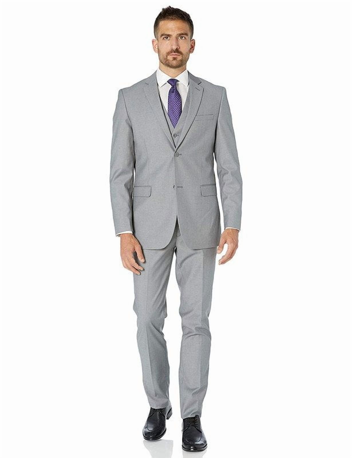 Adam Baker Mens Suits Slim Fit 3-Piece suits for men Jacket, Vets ...