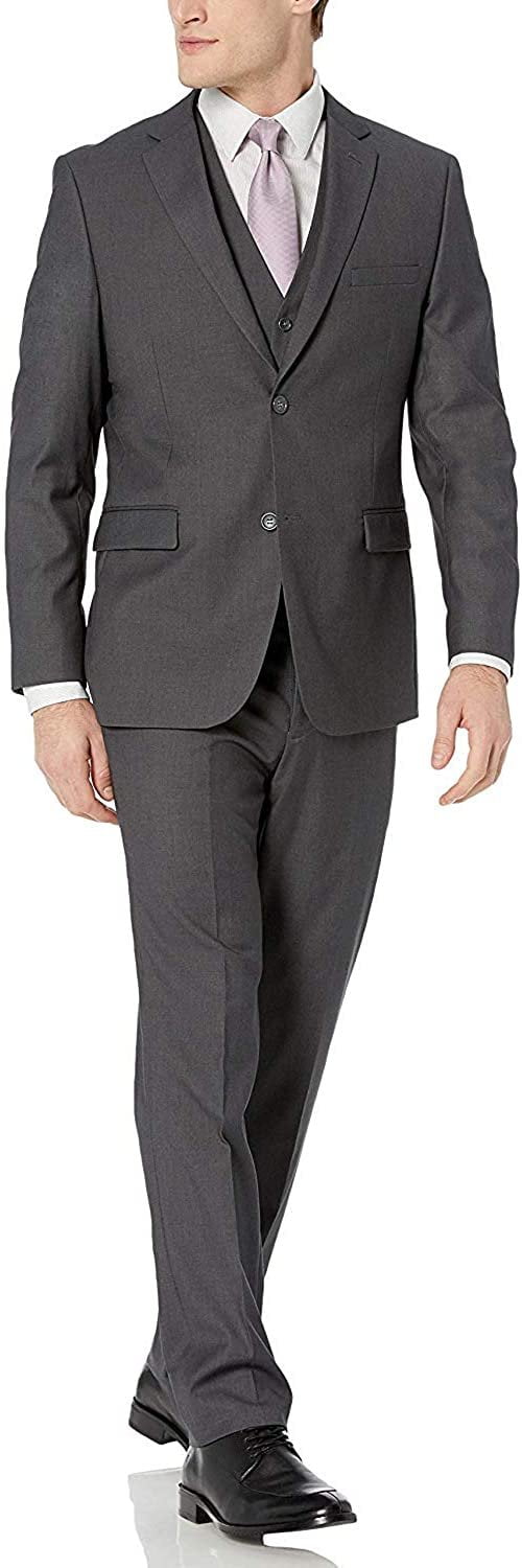 Adam Baker by Creative Men's CT601/05-3 Piece Single Breasted Slim Fit ...