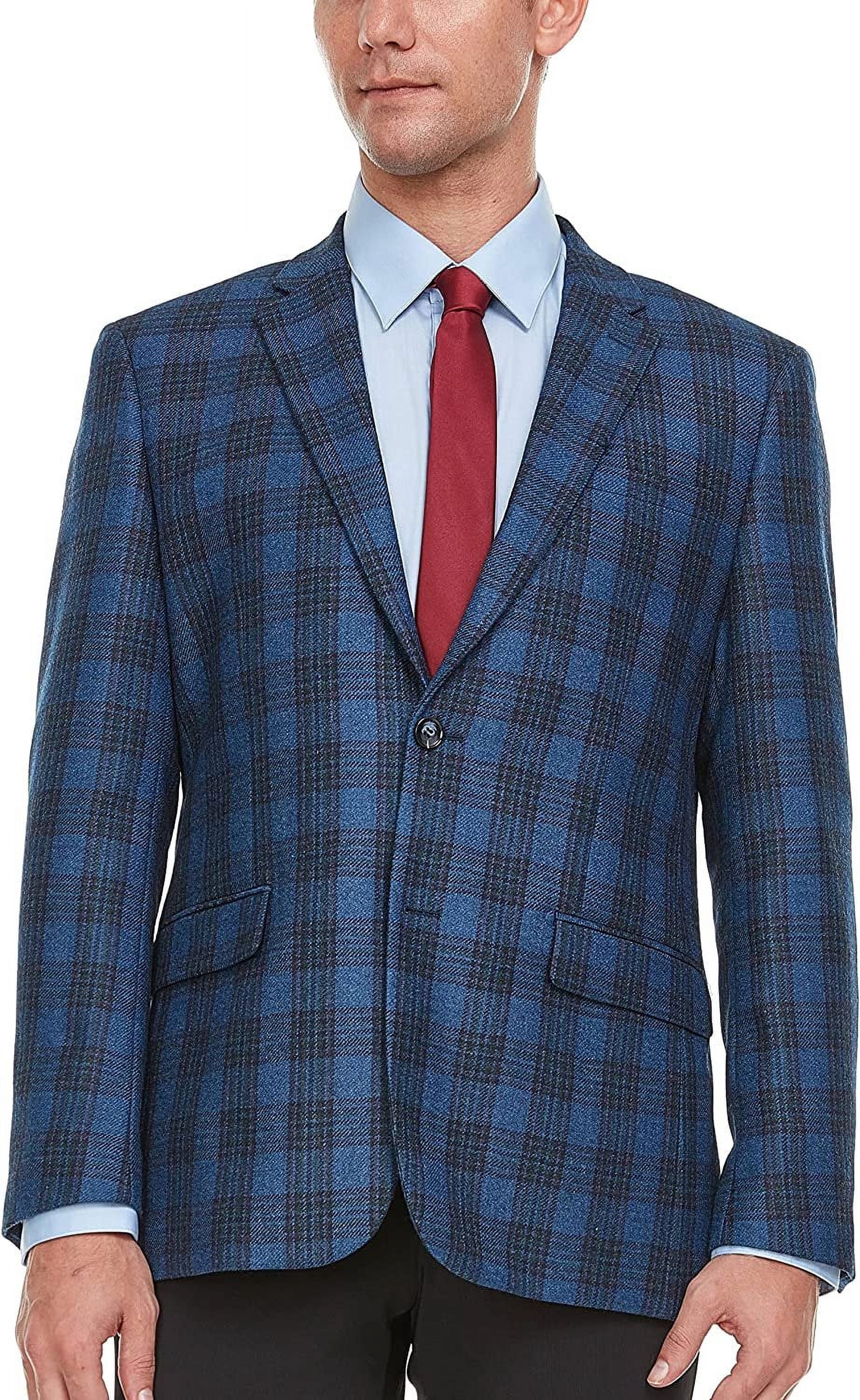 Adam Baker by Douglas & Grahame Men's 53004 100% Wool Ultra Slim Fit ...
