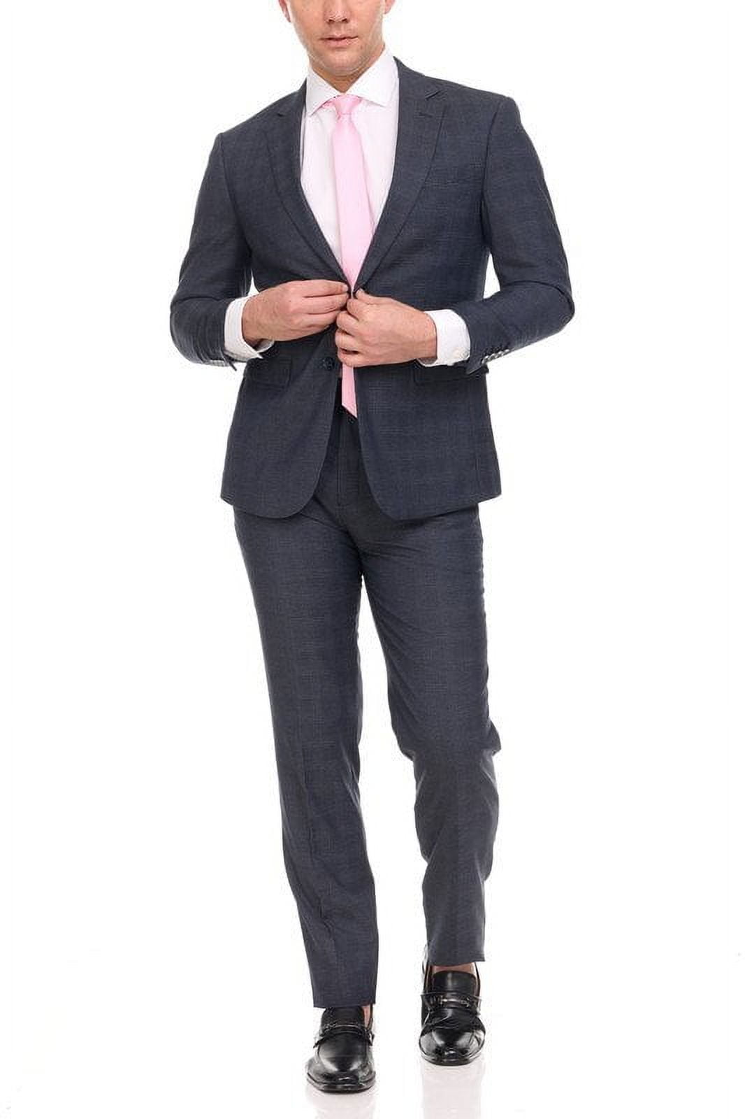Adam Baker Men's Single Breasted Ultra Slim Fit 2-Piece Jacket ...