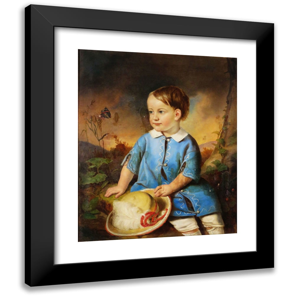 Adam Brenner 15x18 Black Modern Framed Museum Art Print Titled ...