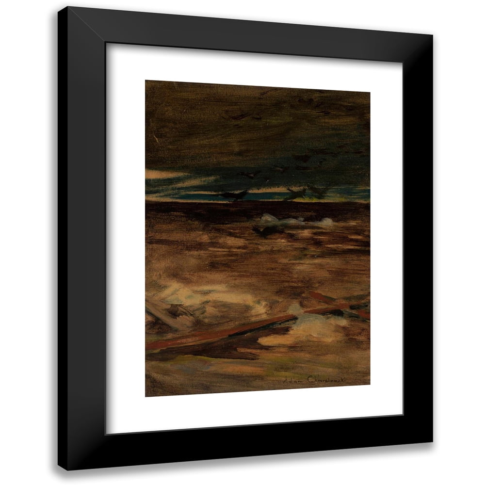 Adam Chmielowski 14x18 Black Modern Framed Museum Art Print Titled ...