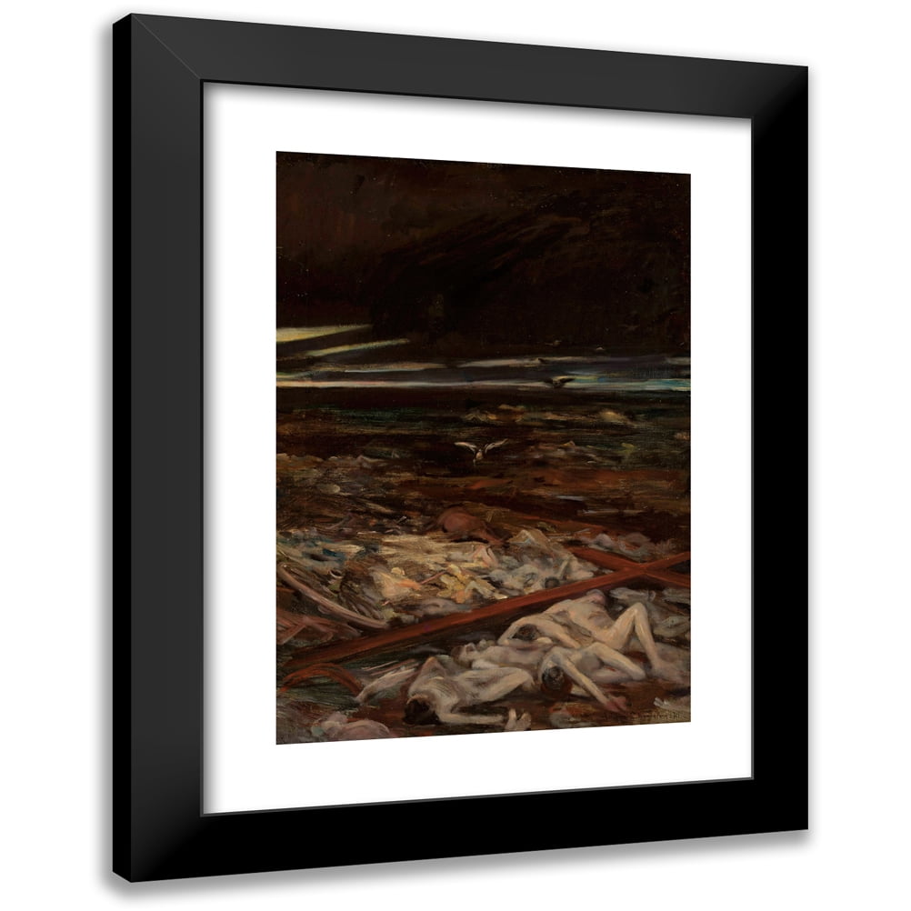 Adam Chmielowski 18x24 Black Modern Framed Museum Art Print Titled ...