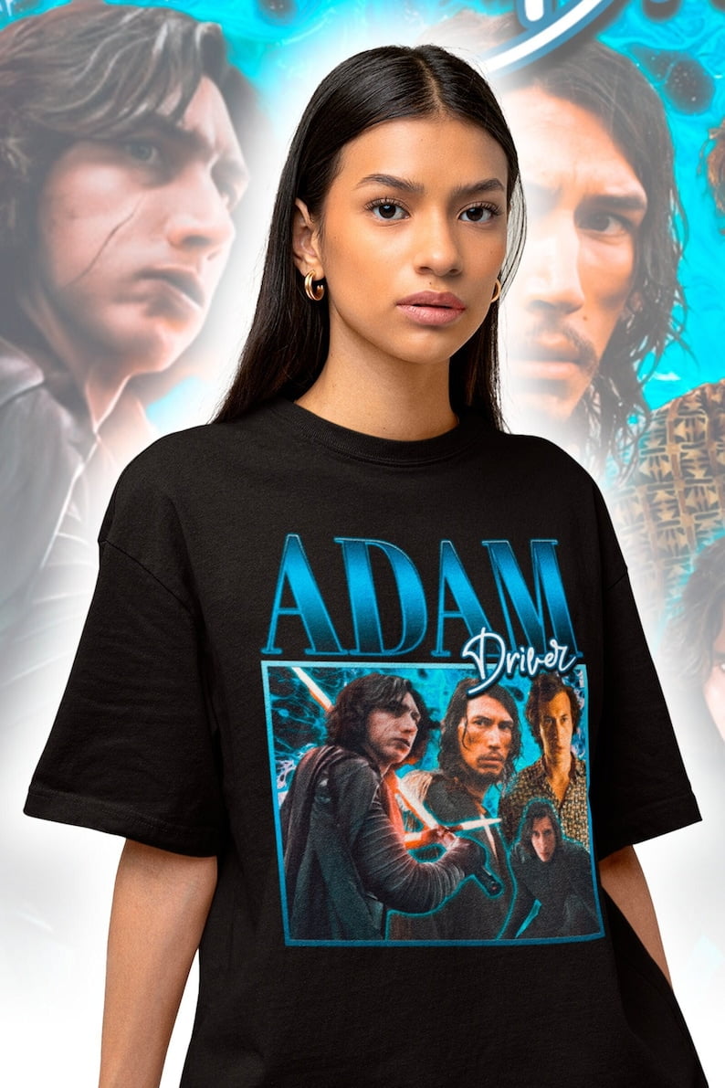 Adam Driver 90s Tee - Adam Driver - Adam Driver Fan Merch - Adam Driver ...
