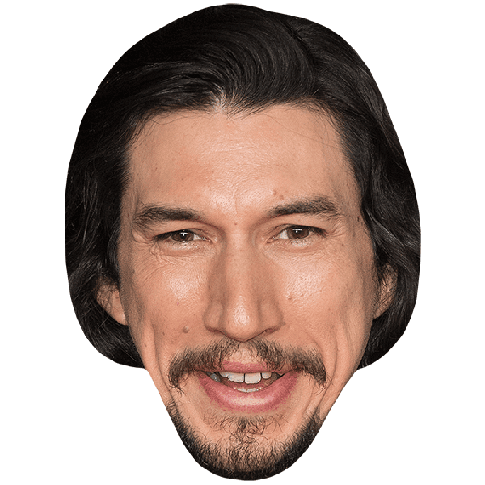 Adam Driver (Beard) Flat Cardboard Face - Walmart.com