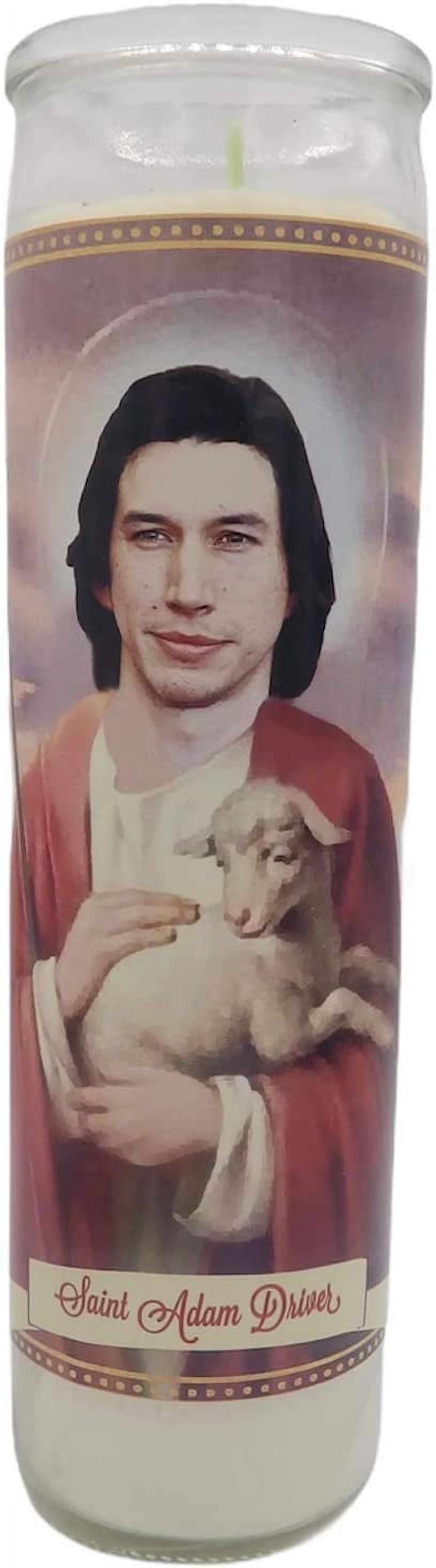 Adam Driver Devotional Prayer Saint Candle, 8 Inches, White - Walmart.com