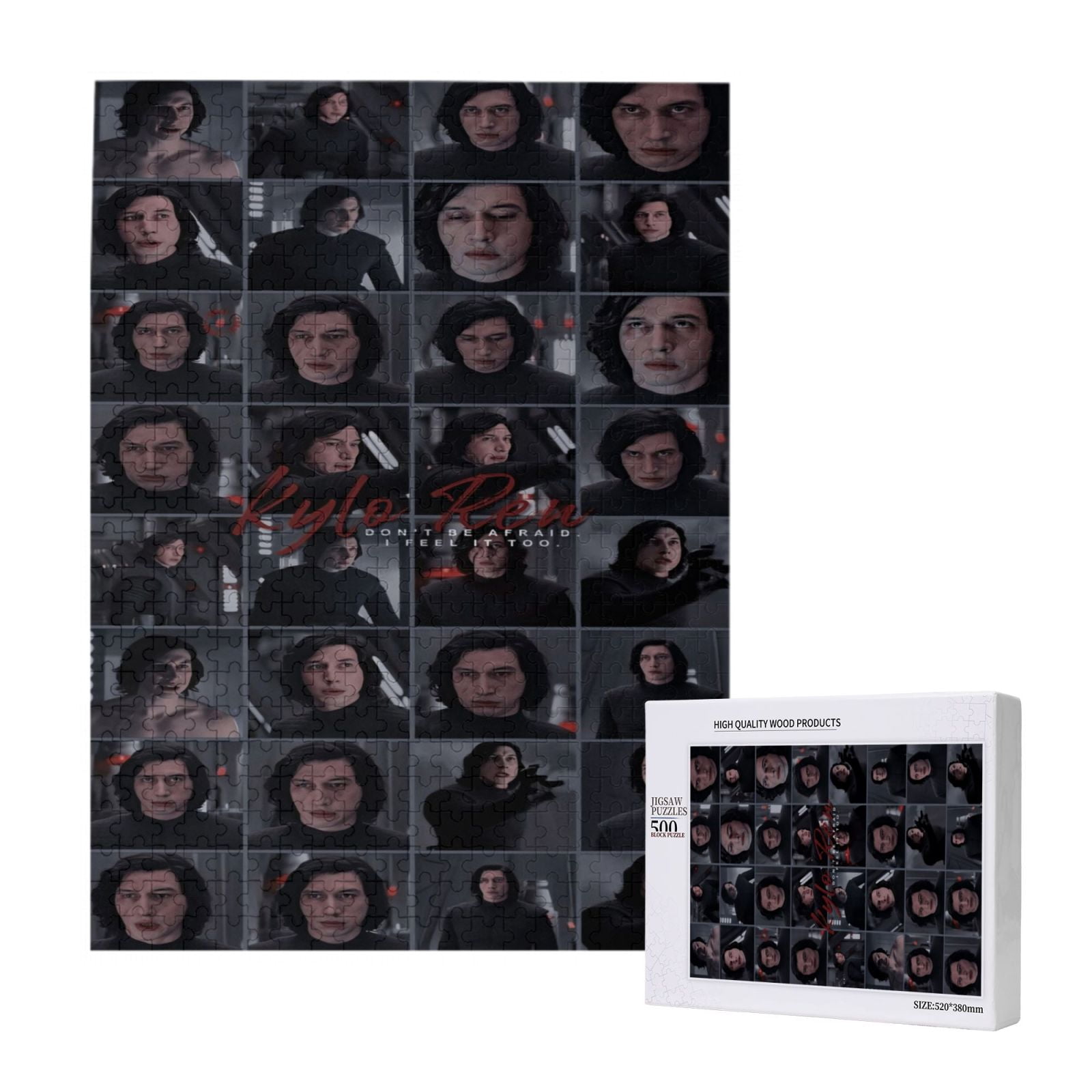 Adam Driver Jigsaw Puzzle Interactive Brain Teaser Board Game for ...
