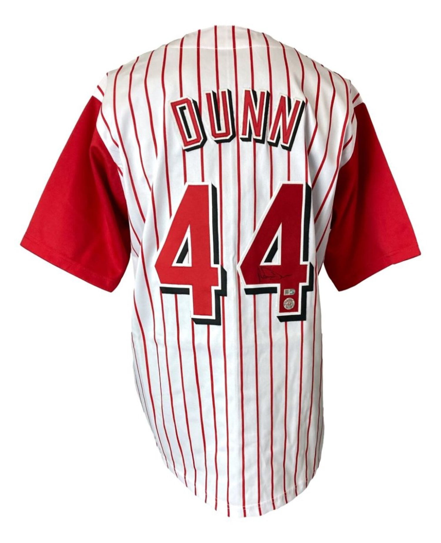 Adam Dunn Cincinnati Signed White Baseball Jersey Sports Integrity ...