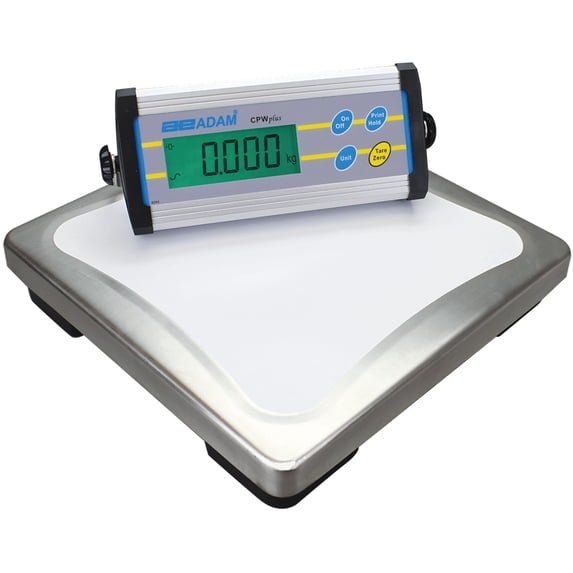 Adam Equipment Digital Bench Scale, 33lb x 0.01lb, 11-13/16" x 11-13/16 ...