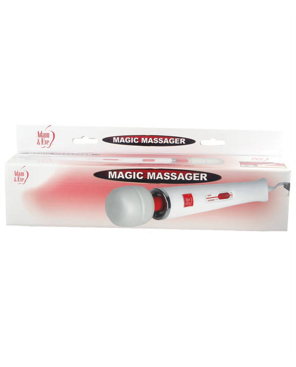 Adam & Eve Magic Massager 13" Electric Powered Vibrating Wand in White ...