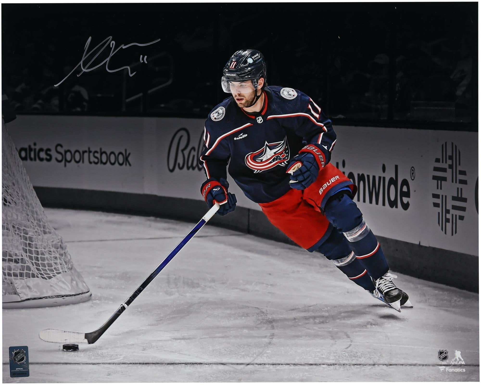 Adam Fantilli Columbus Blue Jackets Autographed 16" x 20" NHL Debut ...