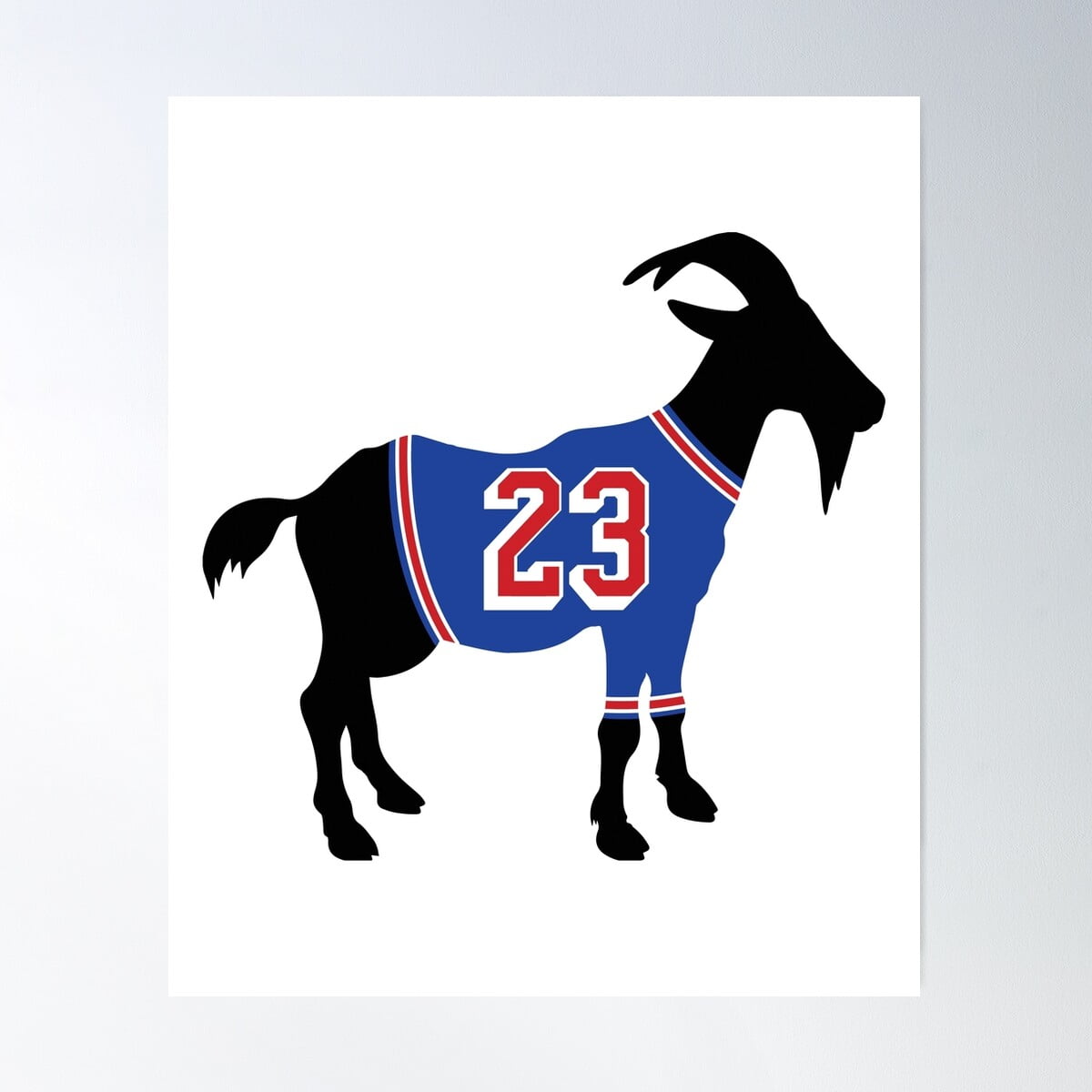 Adam Fox New York Rangers Goat Poster Wall Art, Modern Wall Decor, 8x12 ...