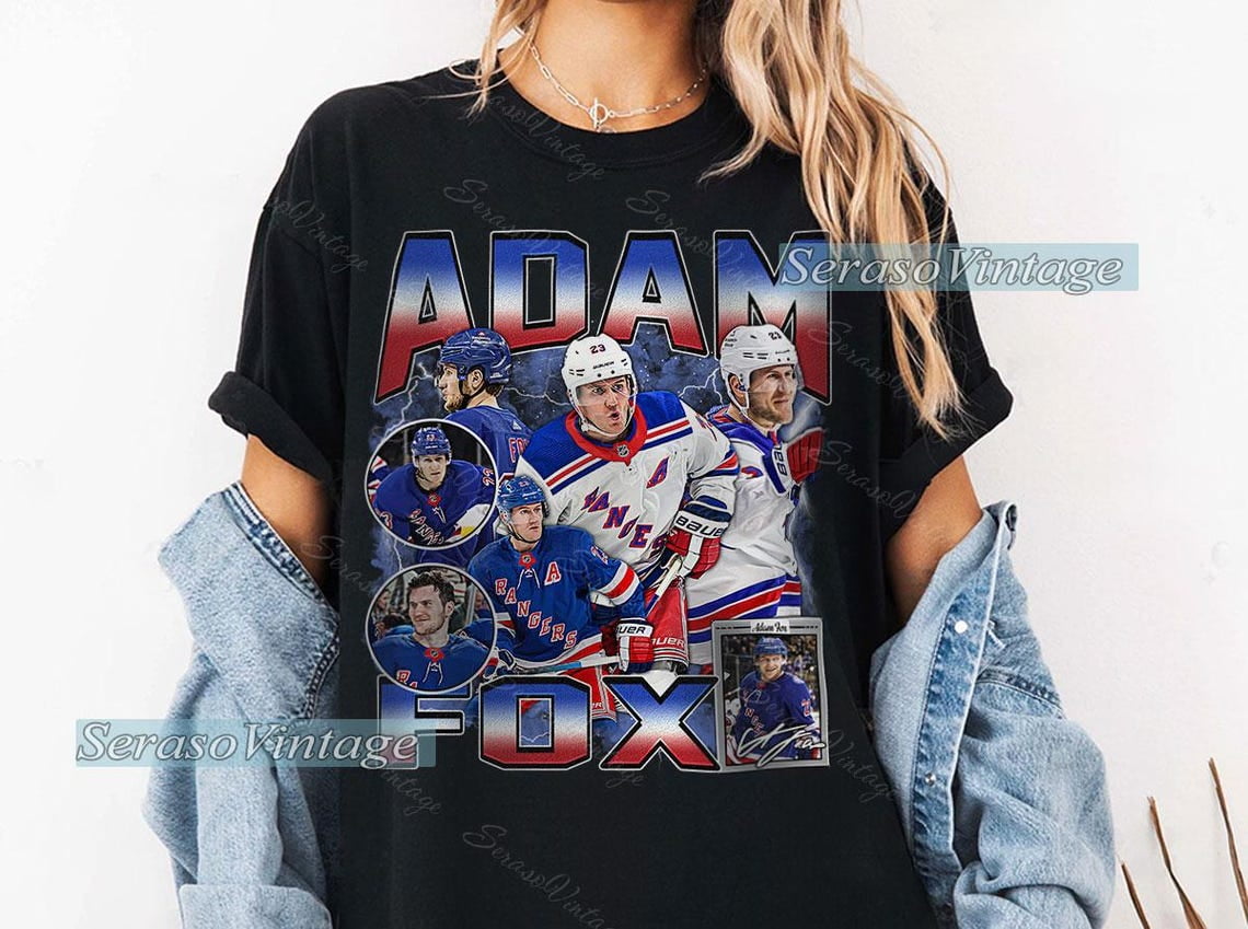 Adam Fox shirt, New York Hockey, Hockey Fan Shirt, Fox t-shirt, Bootleg ...