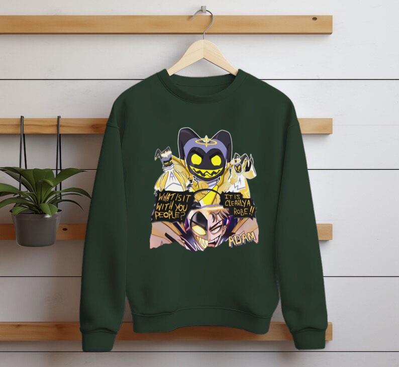 Adam Hazbin Hotel Cartoon Hazbin Hotel Cartoon Unisex T Shirt Black ...