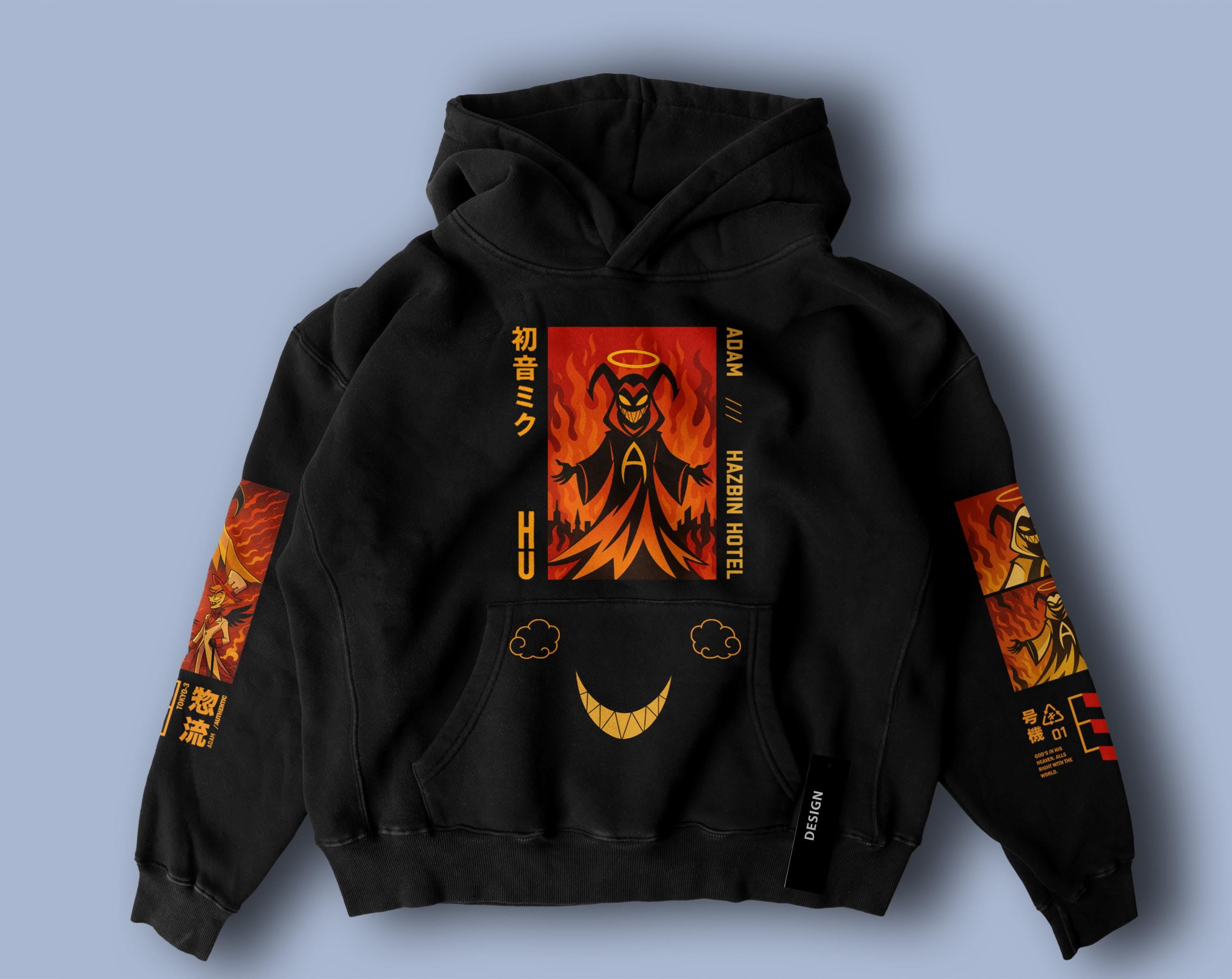 Adam Hoodie: Hazbin Hotel Demoncore Streetwear, Edgy Imp Cosplay ...