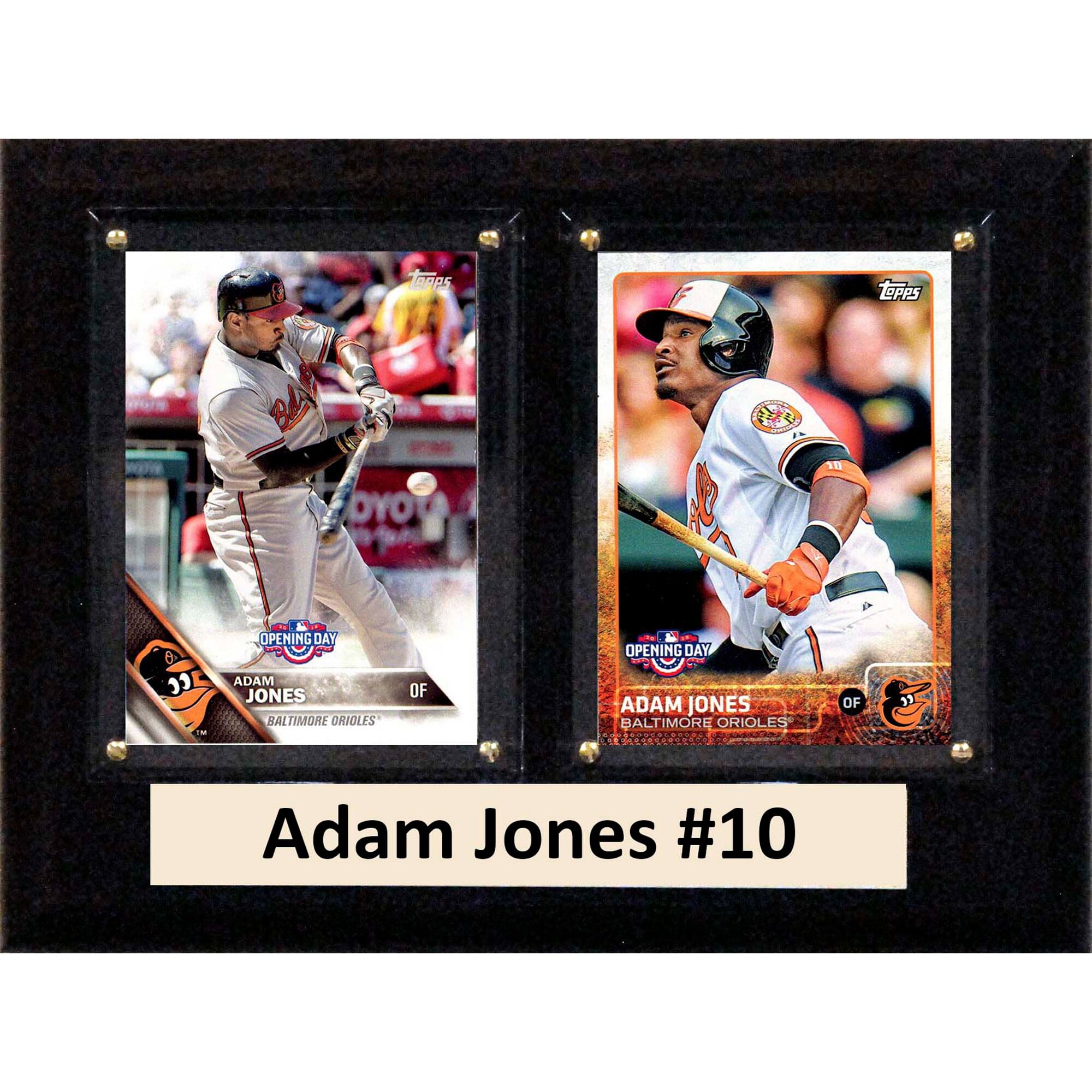 Adam Jones Baltimore Orioles 6'' x 8'' Plaque - Walmart.com