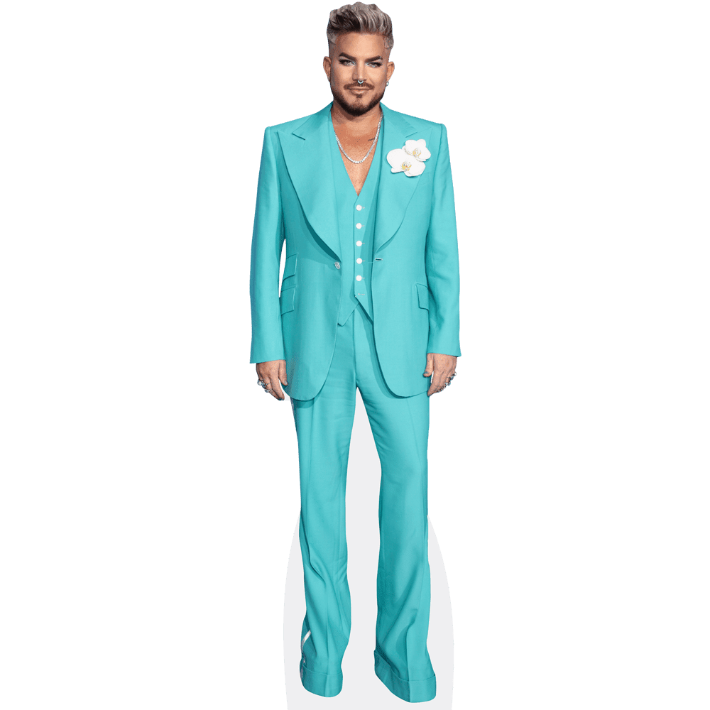 Adam Lambert (Light Blue Suit) Lifesize Cardboard Cutout Standee ...