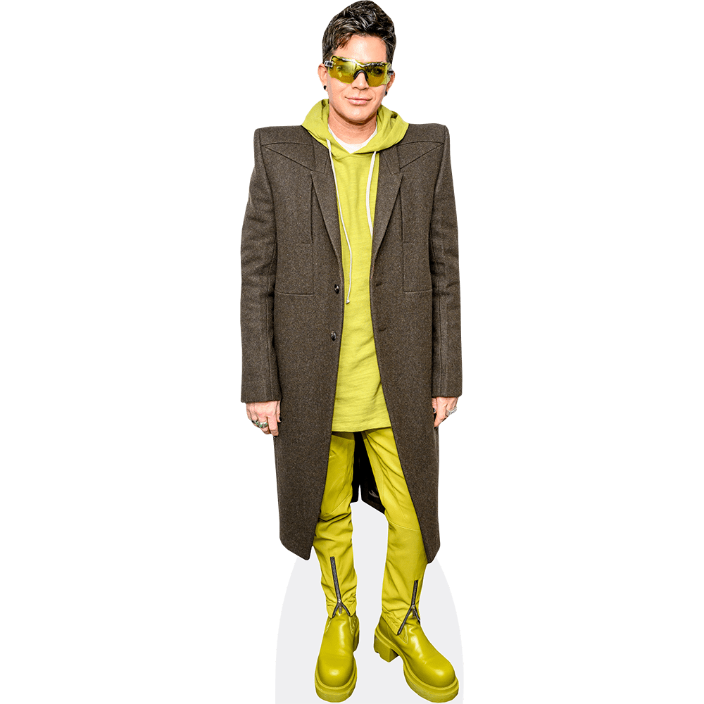 Adam Lambert (Long Coat) Mini Size Cutout. Standee. - Walmart.com