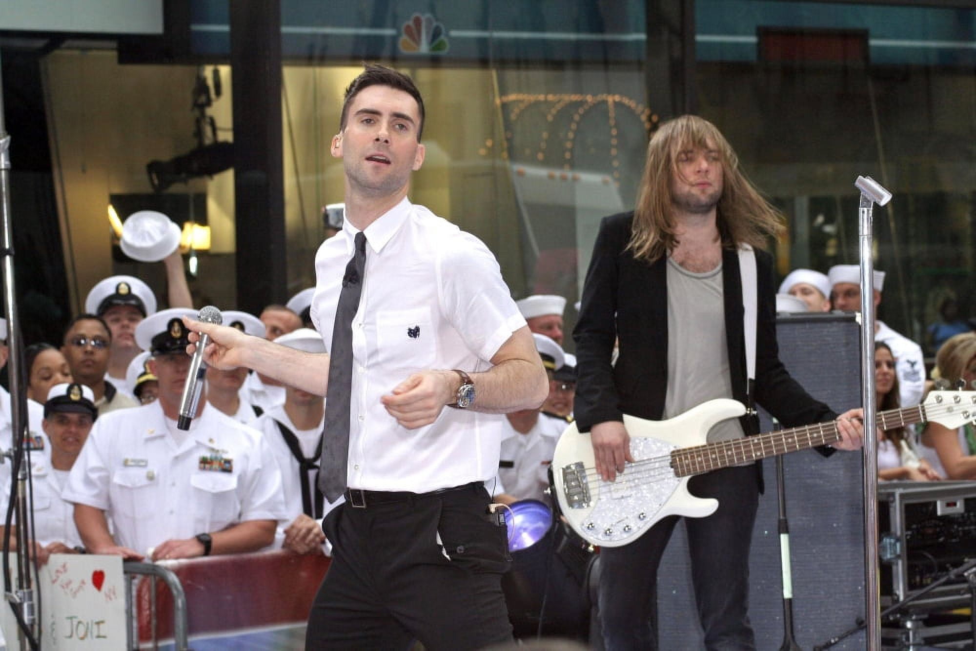 Adam Levine Mickey Madden On Stage For Nbc Today Show Concert With ...