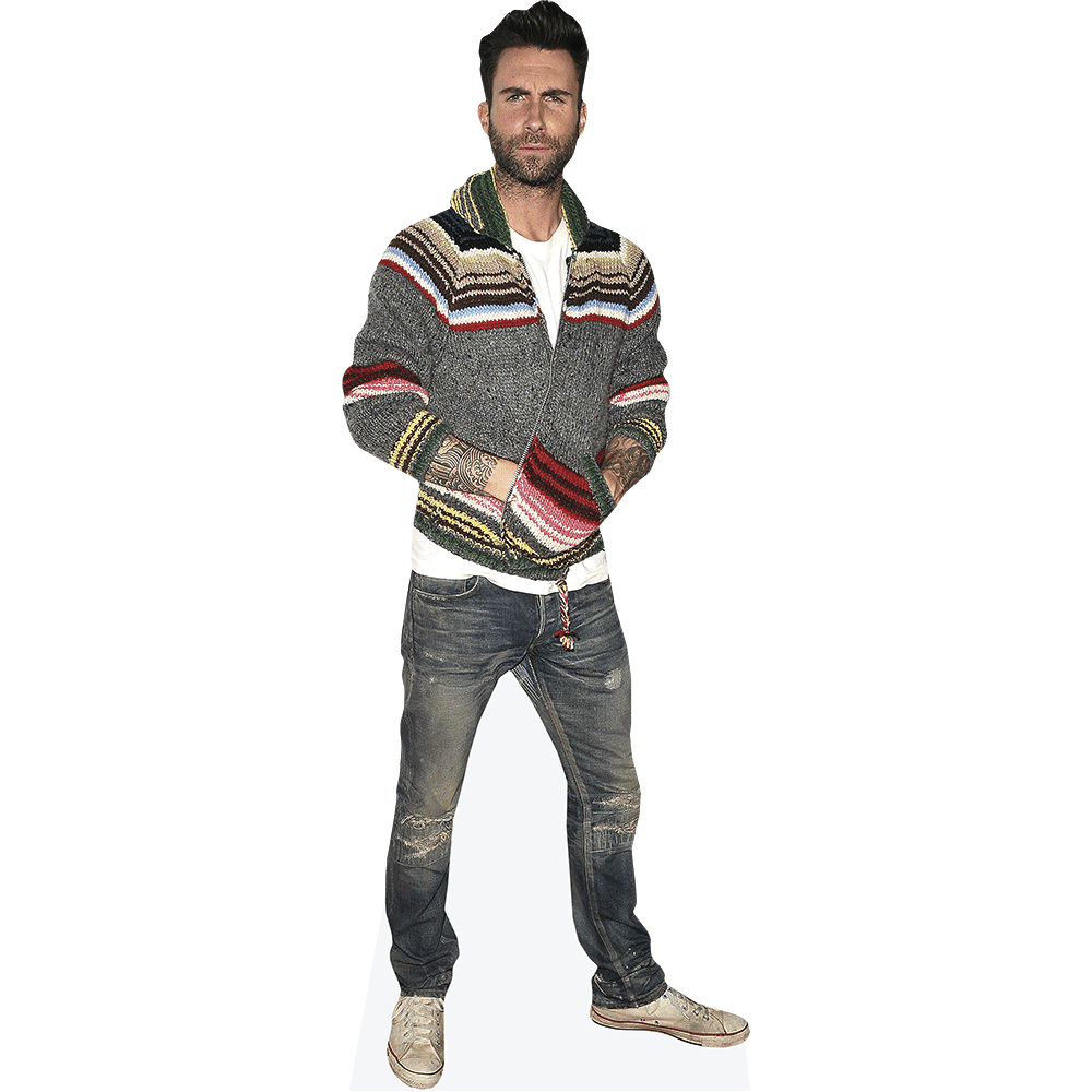 Adam Levine (Sweater) Lifesize Cardboard Cutout Standee - Walmart.com